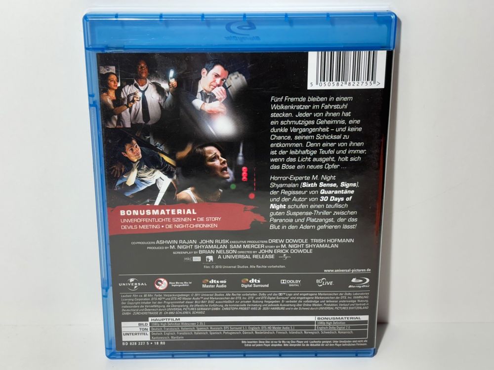 Devil Blu Ray (Gebraucht) in Wilderswil für CHF 3.9 – mit Lieferung auf ...