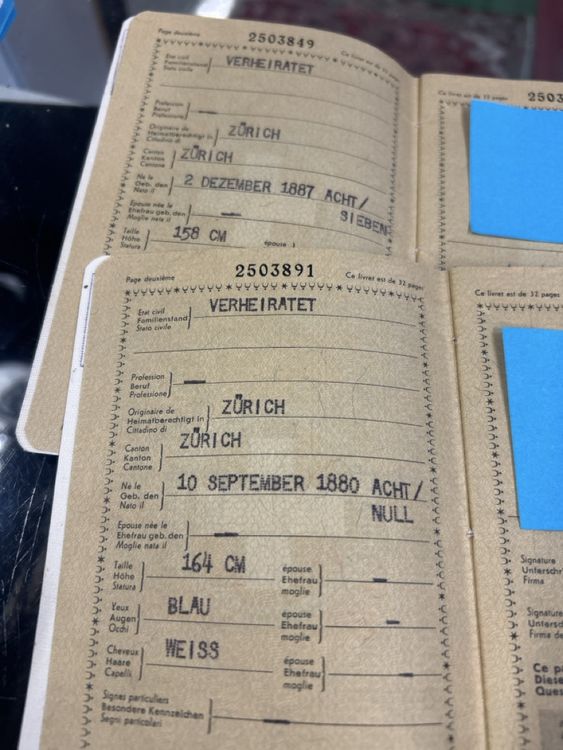 Schweizer Pass von 1955 - Seltenes Sammlerstück!🇨🇭 (53) (Gebraucht) in ...