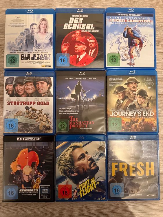 Filme Sammlung / 35. Filme blu ray + 4K UHD (Gebraucht) in Willisau für ...