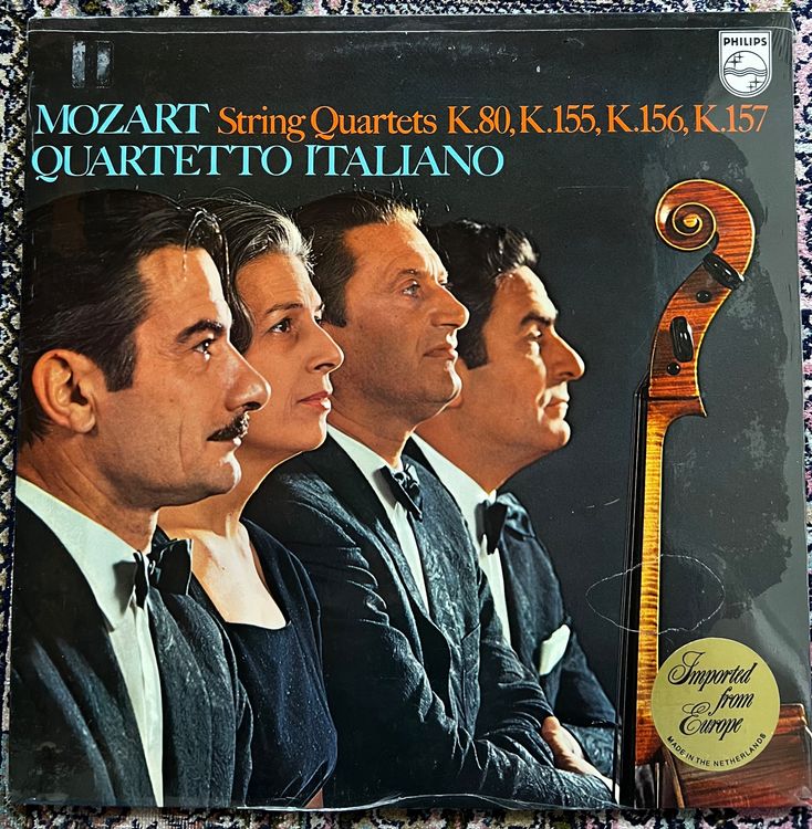 Mozart - Quartetto Italiano – String Quartets K.80 - LP OVP | Kaufen auf Ricardo