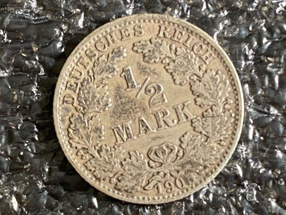 Deutsches Reich 1/2 Mark 1905 D | Kaufen auf Ricardo