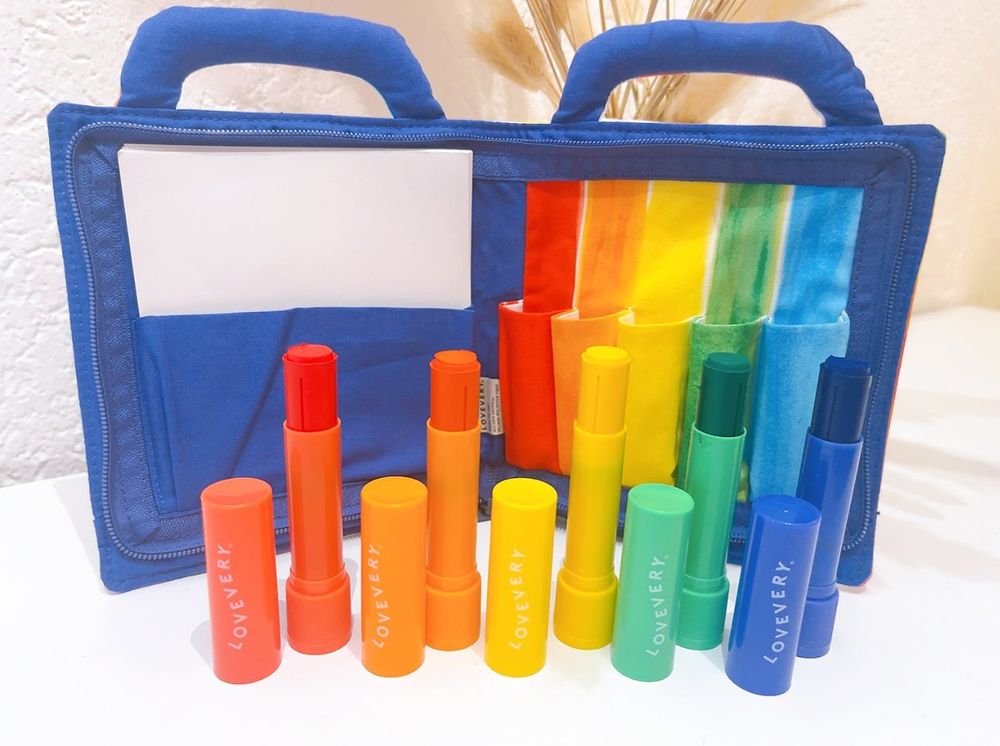 Gessetti Pennarelli Art Kit senza sporcare Helper Lovevery (Nuovo e ...