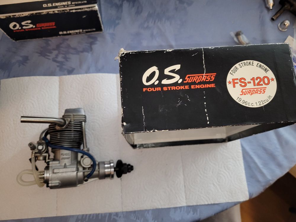 OS FS-Series Surpass 120, 20 ccm 4-Takt Vintage Motor | Kaufen auf Ricardo
