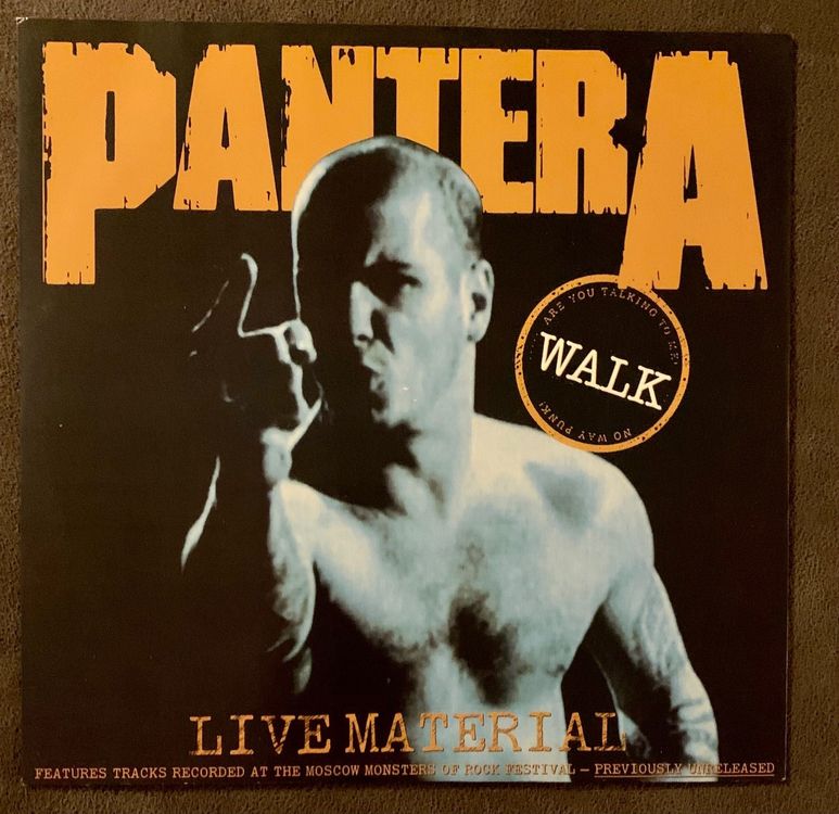 PANTERA Walk 12“ SINGLE VINYL RAR w/LIVE | Kaufen auf Ricardo