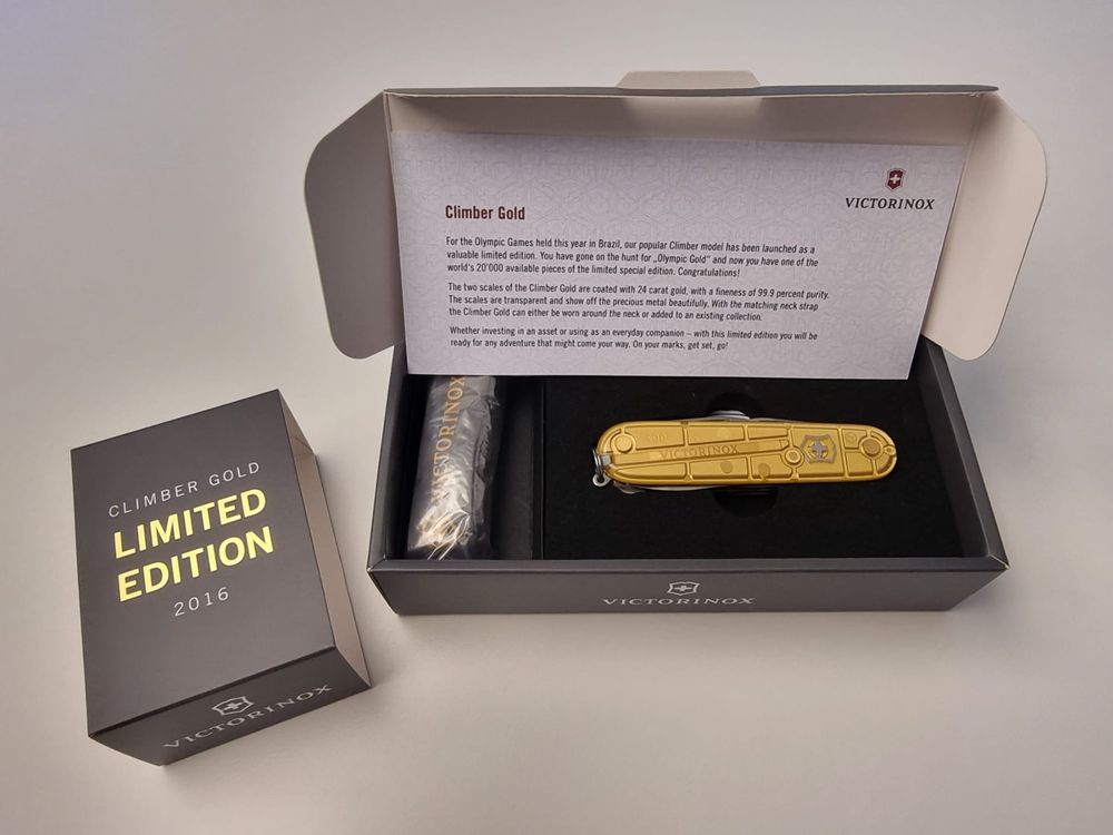Victorinox Climber Gold - Limitierte Edition 2016 | Kaufen auf Ricardo