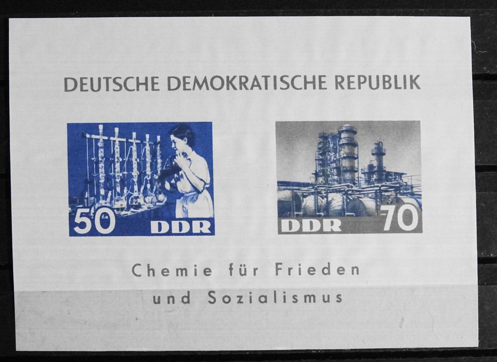 DDR 1963, Block **postfrisch (Neu (gemäss Beschreibung)) in Haslen GL für CHF 1 – mit Lieferung ...