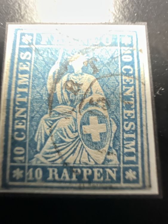 1 timbre 10 c.Strubel 23 G selon photos (Gebraucht) in Charmey (Gruyère) für CHF 4 – mit ...