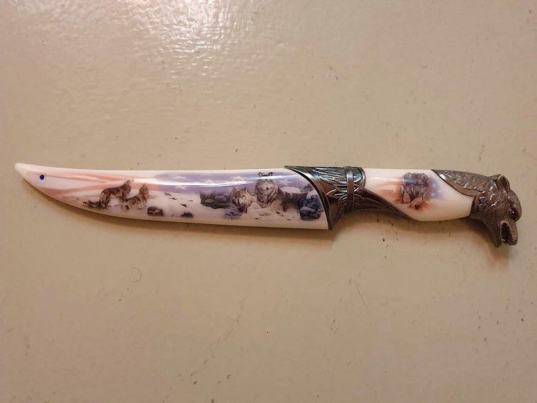 Wolf-Messer-Schwert-Dolch-Indianer (Neu und originalverpackt) in ...