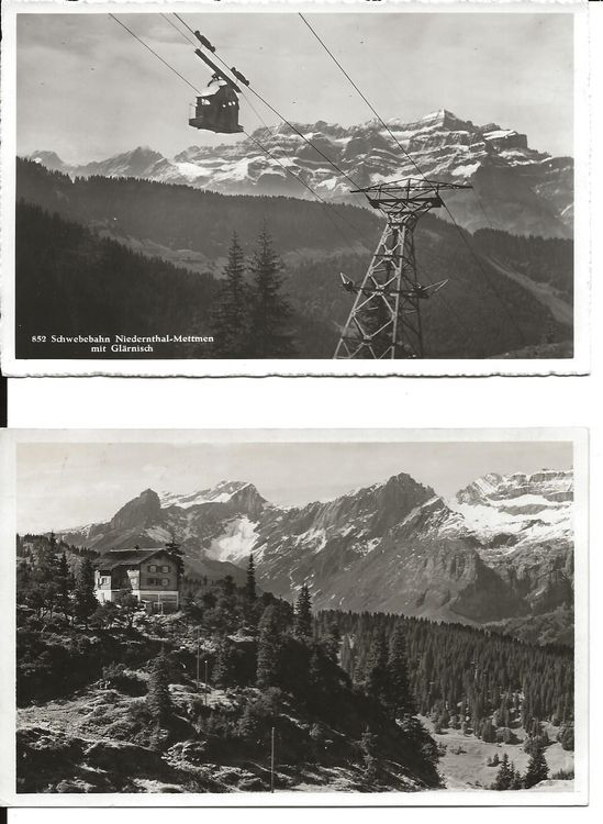 Schwanden GL Mettmen Hotel Seilbahn 2 AK (Neu (gemäss Beschreibung)) in Ennetmoos für CHF 14 ...