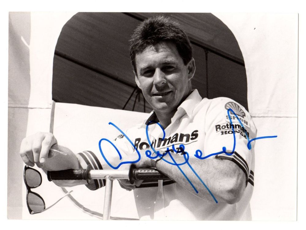 Autogrammkarte von Motorrennfahrer Wayne Gardner Australien | Kaufen ...