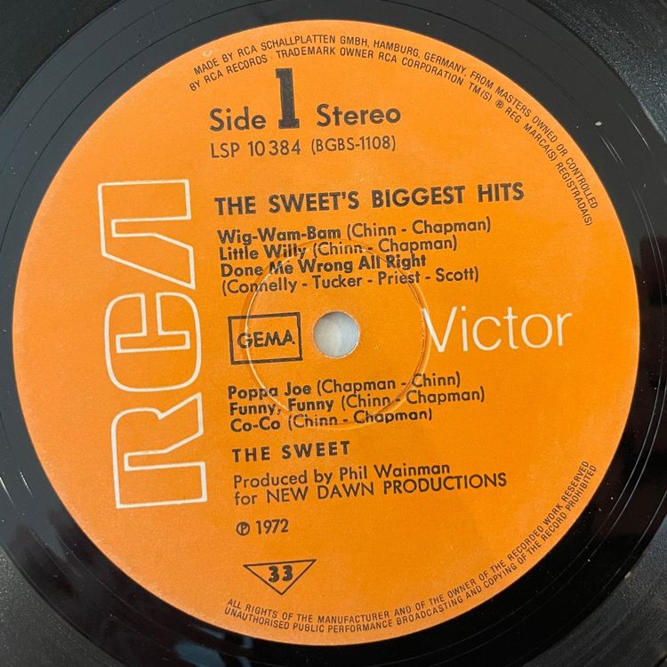 SWEET - THE SWEET`S GREATEST HITS | Kaufen auf Ricardo