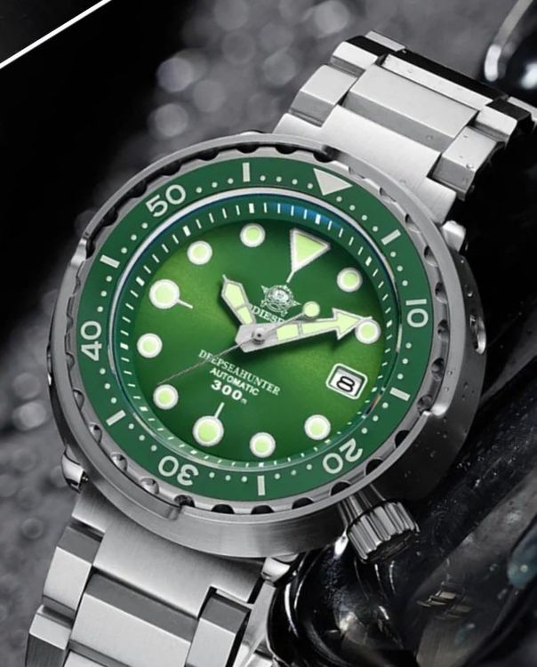 Diver 300m Addiesdive GREEN Automatic NH35 By SEIKO (NEUVE) (Neu und ...