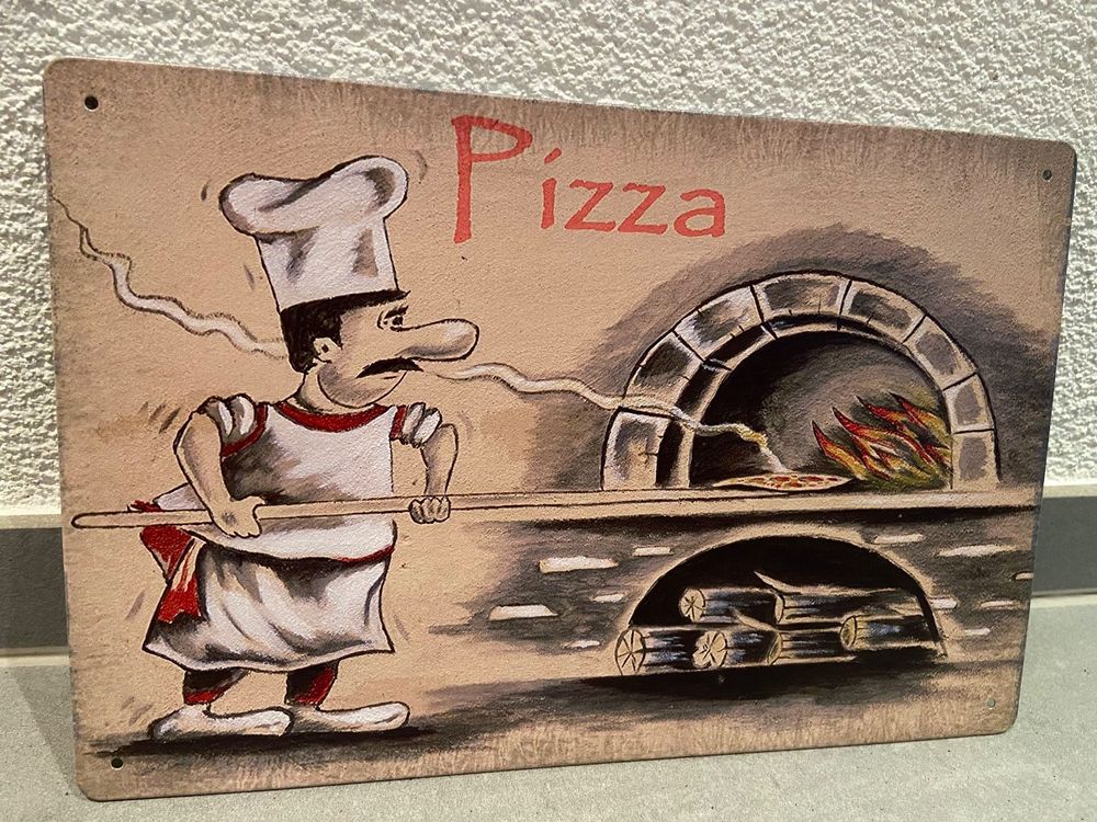 Metall Blechschild PIZZA der Renner! 1 Stück! | Kaufen auf Ricardo