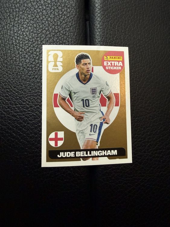 Panini FIFA WM 2026 Jude Bellingham Gold - Extra Sticker (Neuf avec ...