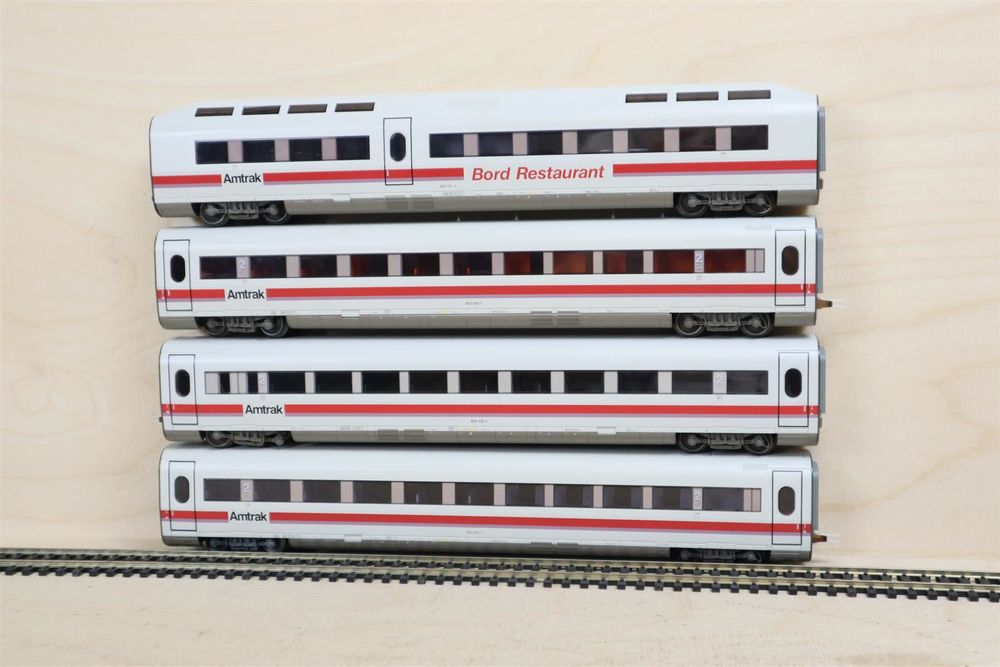 Märklin ICE Amtrak 4 x Mittelwagen Set (Gebraucht) in für CHF 155 – mit ...