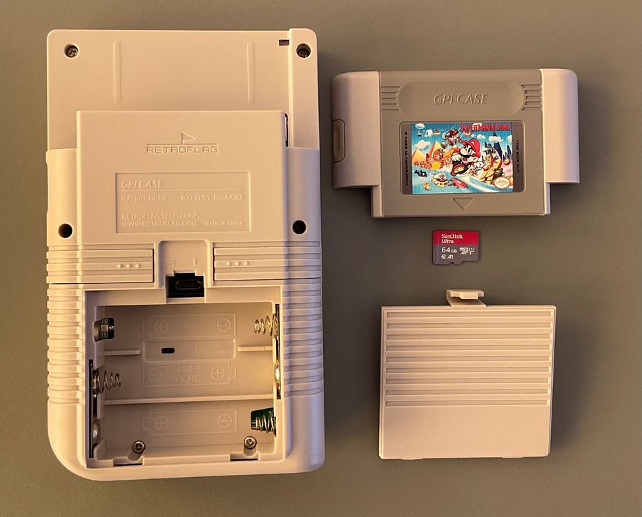 RETROFLAG GPi Gameboy Case mit Raspberry Pi Zero W 64GB OVP | Kaufen ...