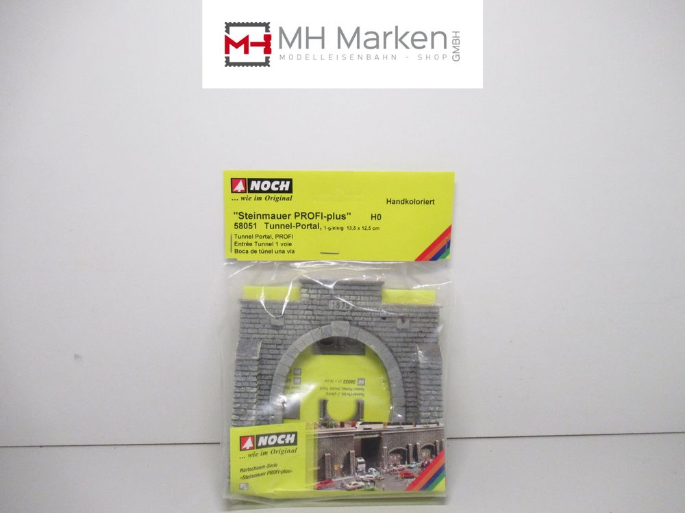 Noch 58051 Steinmauer Profi-Plus Tunnelportal H0 1:87 Anlage (Gebraucht ...