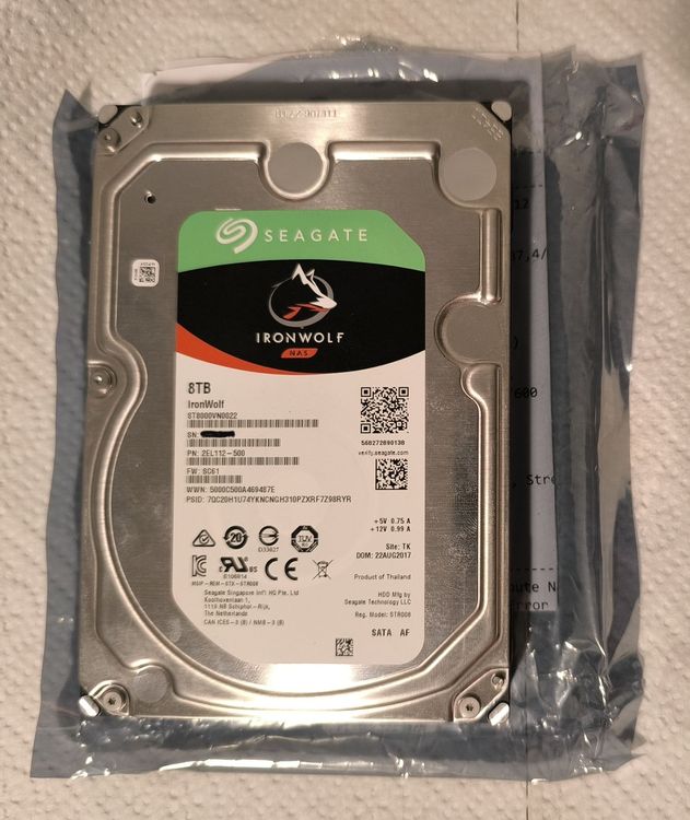 Seagate Ironwolf NAS 8To ST8000VN0022 SATA Hard Disk (Gebraucht) in Echandens für CHF 71 – mit ...