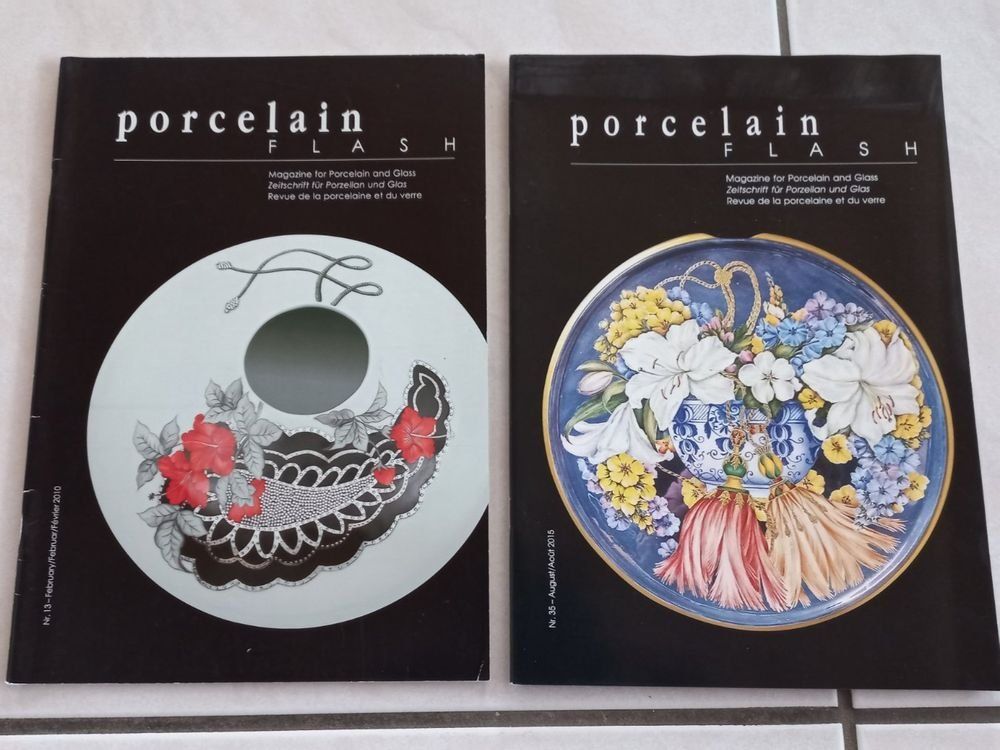 Magazine Porzellan Flash, Zeitschrift für Porzellan und Glas (Gebraucht ...