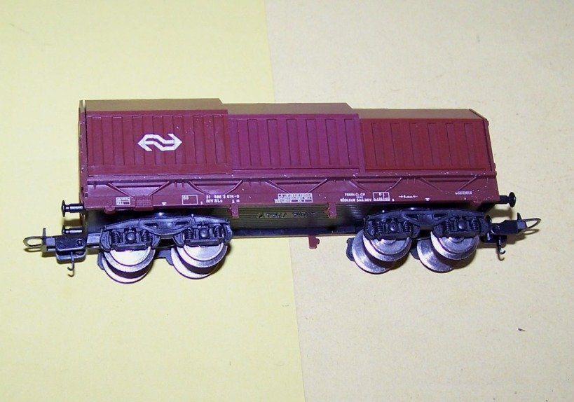 Lima H0 Teleskophaubenwagen SLs der NS mit Metallrädern (Neu (gemäss ...