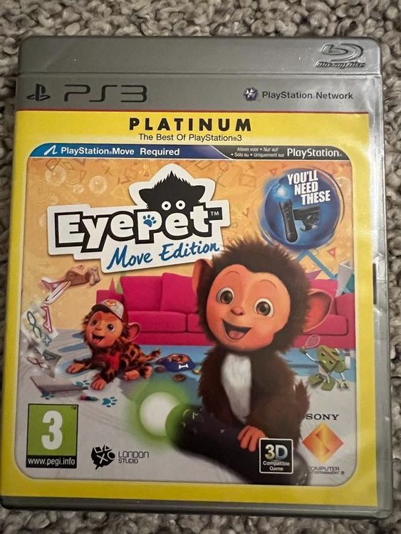 Ps3 Platinum EyePet Move Edition (Gebraucht) in horn für CHF 12 – mit ...