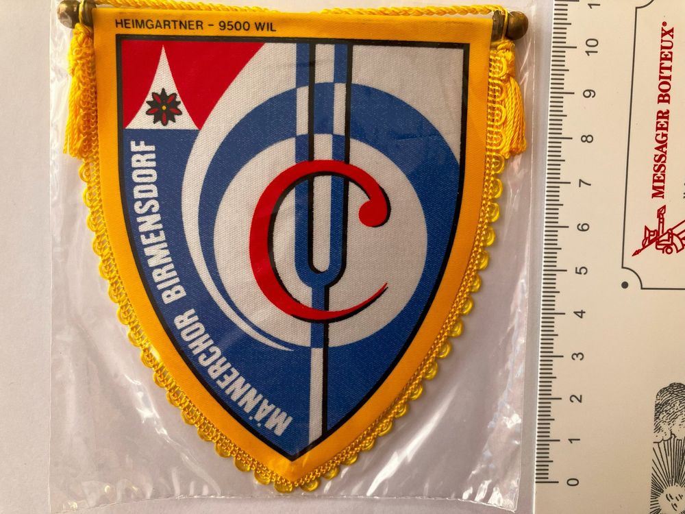 Vintage Fanion/Wimpel MÄNNERCHOR BIRMENSDORF (Neu und originalverpackt) in Gland für CHF 10 ...