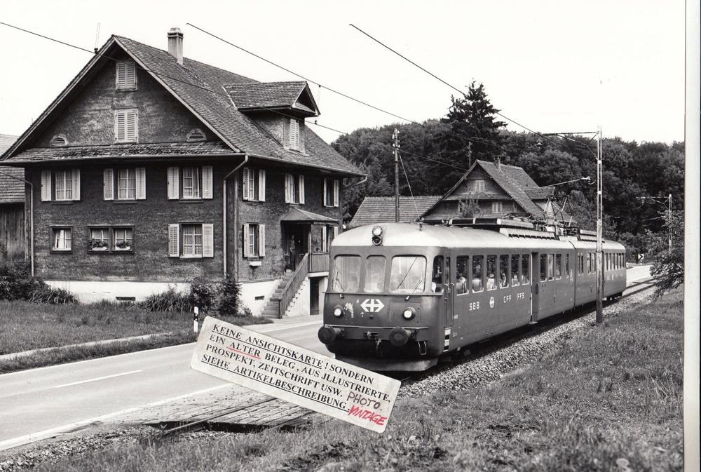 EISENBAHN 1985, SEETALBAHN, HITZKIRCH, ORG.PHOTO. R.SCHORNO (Neu (gemäss Beschreibung)) in für ...