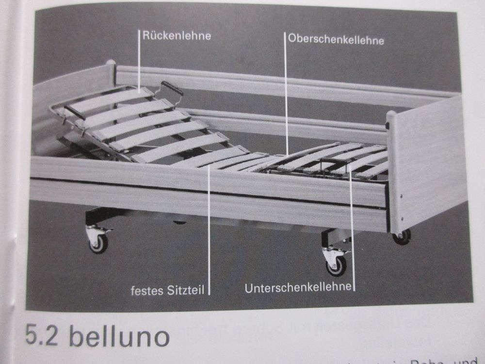 Pflegebett "belluno" Marke .bock 90x200cm elektr. | Kaufen auf Ricardo
