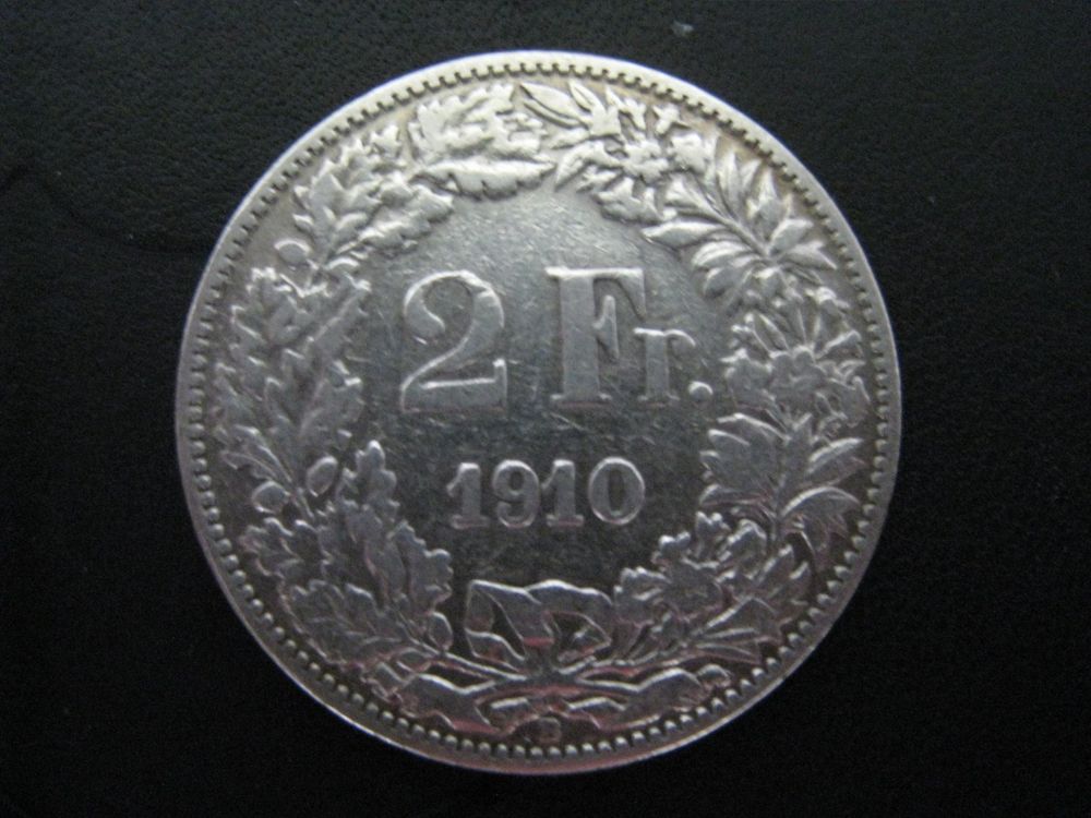 2 Franken 1910 ss (Neu (gemäss Beschreibung)) in Aarwangen für CHF 6 – mit Lieferung auf Ricardo ...