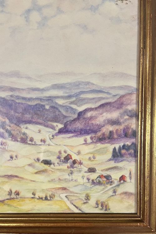 Rudolf Müller (1892-1972) Landschaft Aquarell (Gebraucht) in Hochdorf für CHF 5 – mit Lieferung ...