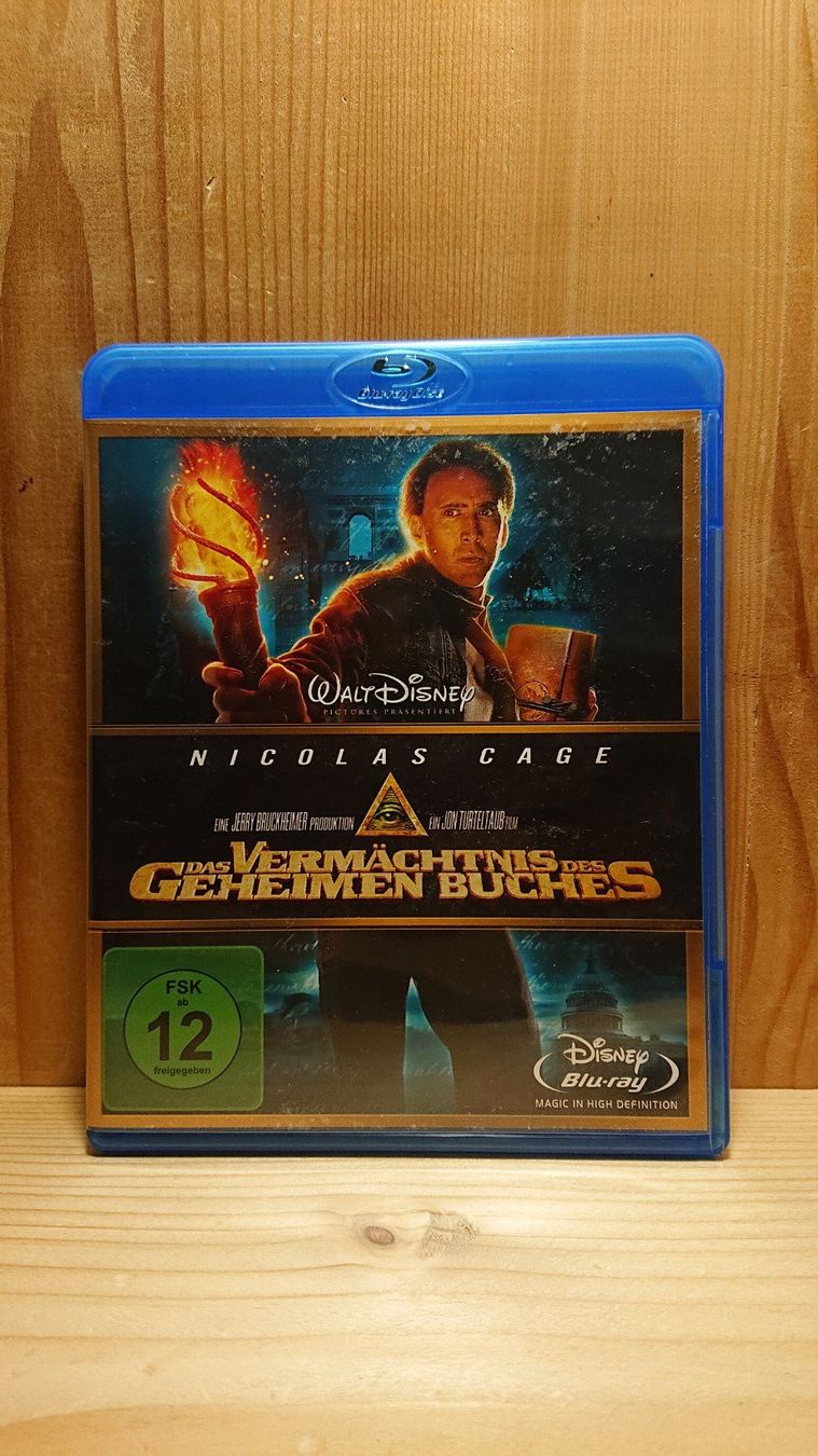 DAS VERMÄCHTNIS DES GEHEIMEN BUCHES Blu-Ray mit Nicolas Cage (Gebraucht ...