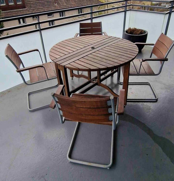 Gartenstühle mit Klapptisch (Gebraucht) in Winterthur für CHF 100 – nur Abholung auf Ricardo kaufen