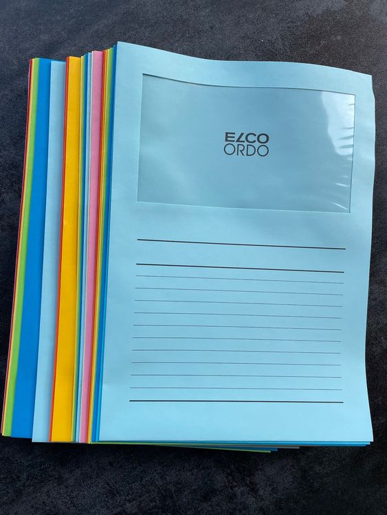 Elco Organisationsmappe mit Sichtfenster 100 Stück (Neu (gemäss ...
