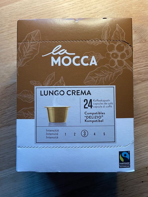 Delizio La Mocca Lungo Crema Kaffeekapseln capsules de café | Kaufen ...