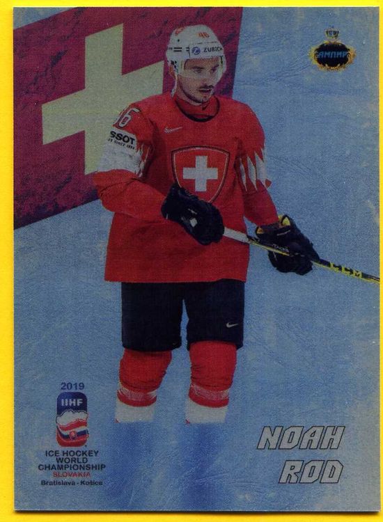 IIHF WM 2019 Noah Rod #46 / SUI05 Player Card | Kaufen auf Ricardo