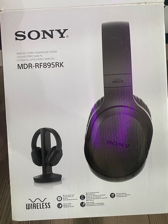 Sony MDR-RF895RK Fernsehkopfhörer (Neu und originalverpackt) in für CHF ...