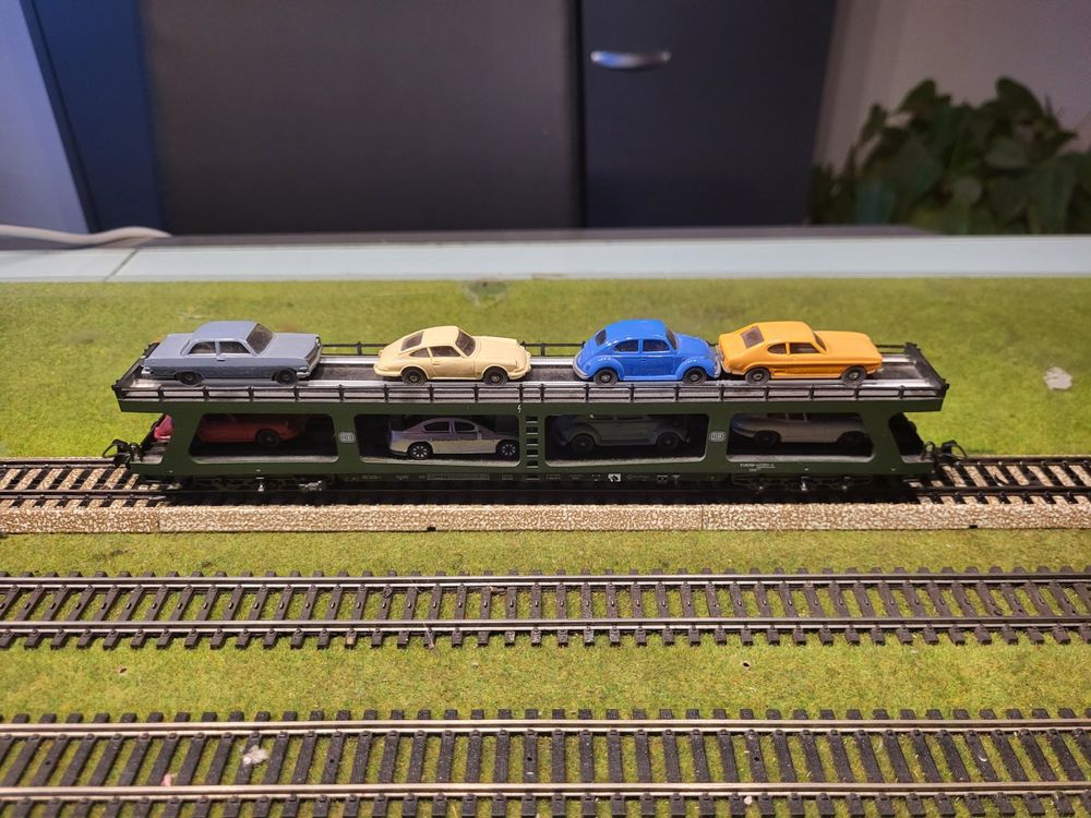 Märklin 4074 Autotransport- Güterwagen Beladen AC | Kaufen auf Ricardo