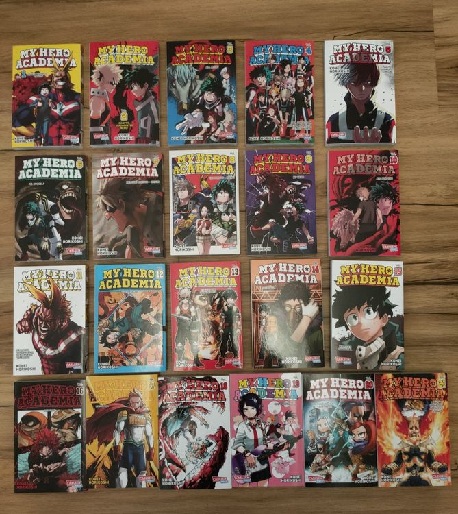 Manga Comic MY HERO ACADEMIA Band 1 - 21 (Gebraucht) in Weinfelden für CHF 85 – mit Lieferung ...