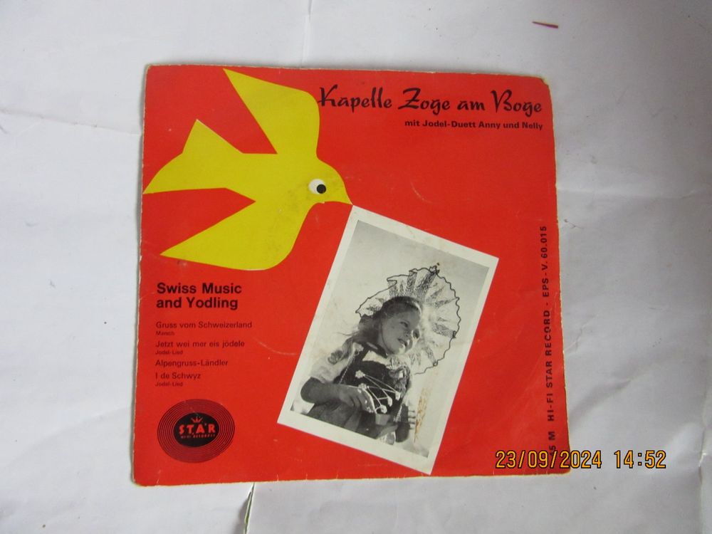 Vinyl-Single Zoge am Boge (Gebraucht) in Rüdlingen für CHF 2 – mit ...