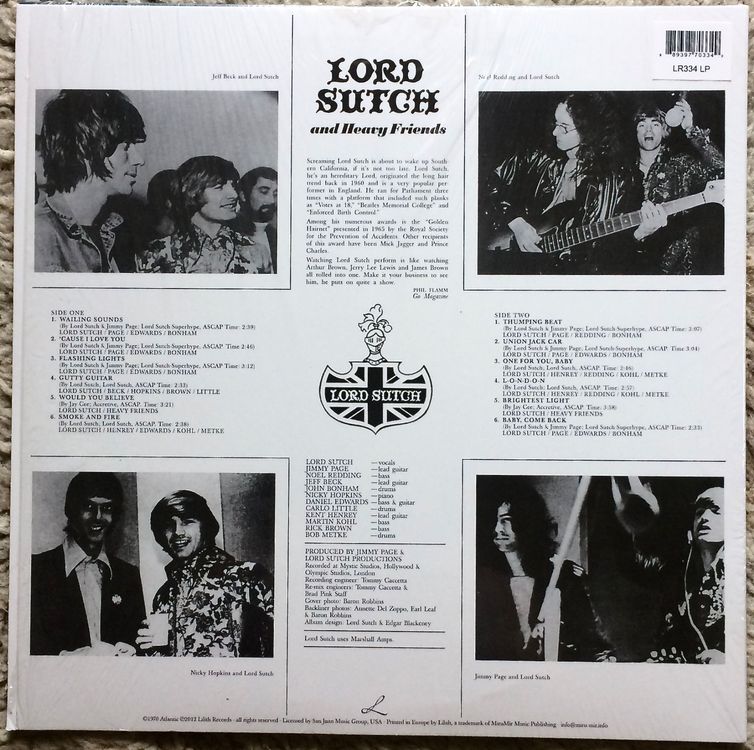 Lord Sutch and Heavy Friends LP 1970 Neu (Neu (gemäss Beschreibung)) in ...