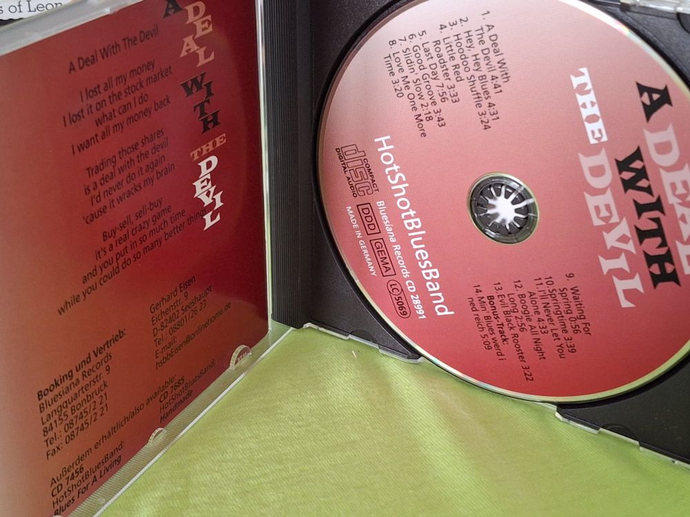 CD Hot Shot Blues Band - A Deal With The Devil - (Gebraucht) in Aarberg ...