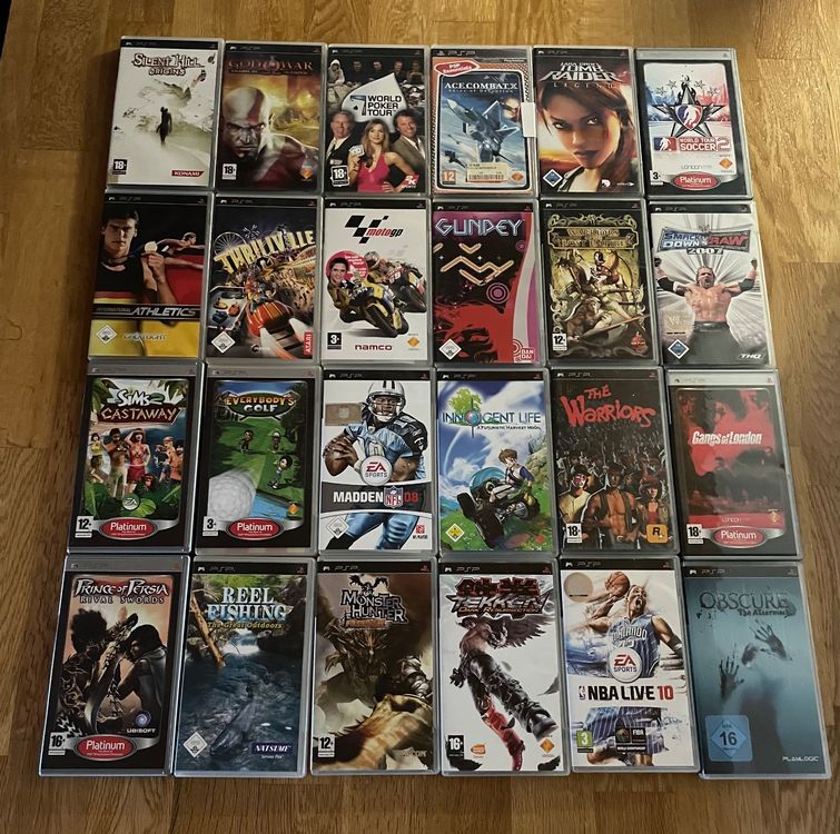 PSP - 24 Games ab Fr.- 1.- (Gebraucht) in Leukerbad für CHF 91 – mit ...