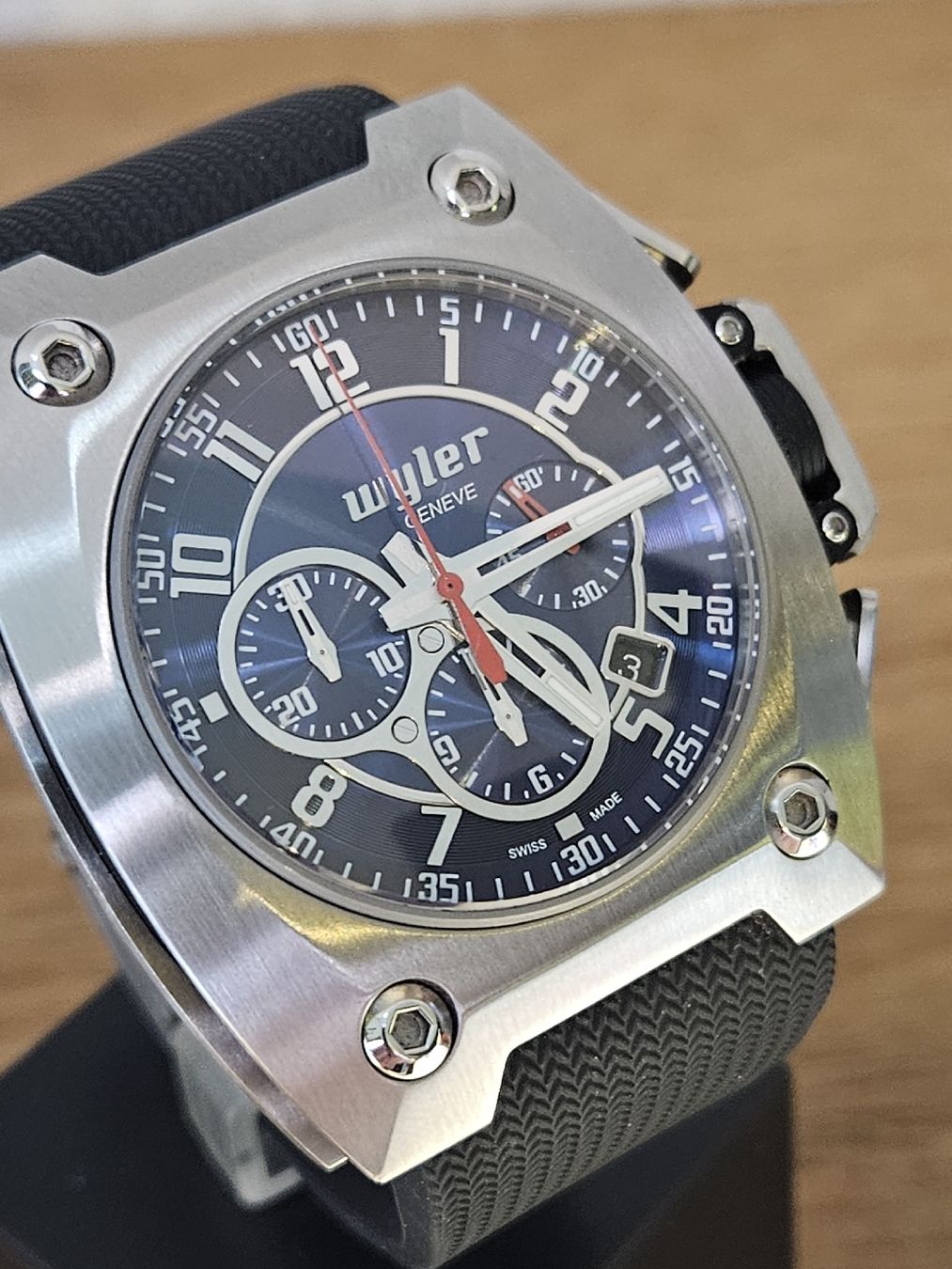 Wyler Geneve Code R Automatic Herrenuhr 45mm (Gebraucht) in Flamatt für ...