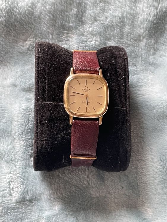 Omega De Ville Quartz vintage, plaqué or, élégante et rare! | Kaufen auf Ricardo