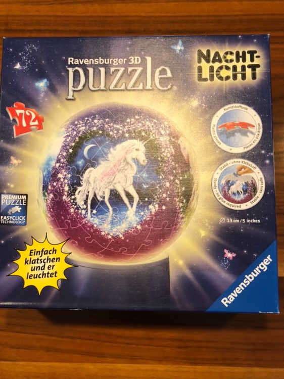 Ravensburger 3D Einhorn Nacht Licht Puzzle | Kaufen auf Ricardo