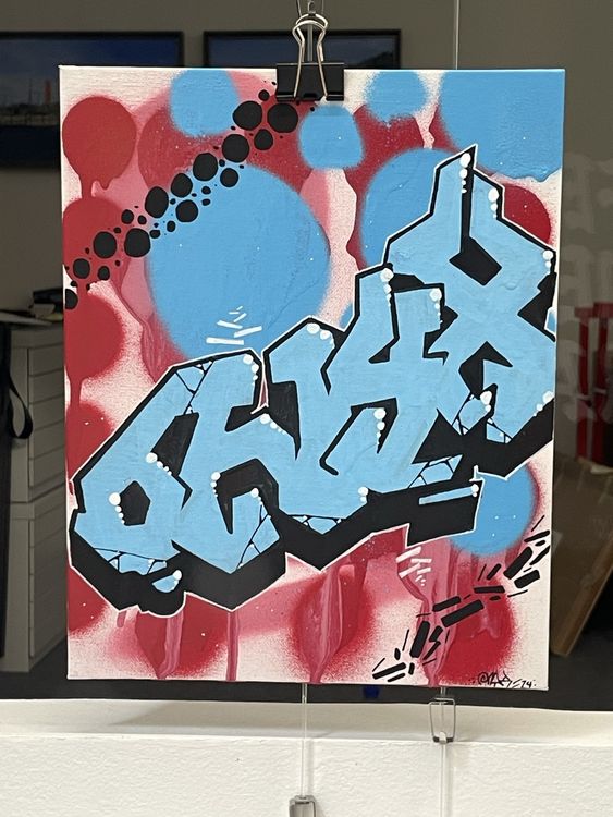 ONYX - Graffiti / Urban Art Original Acrylbild auf Canvas | Kaufen auf ...