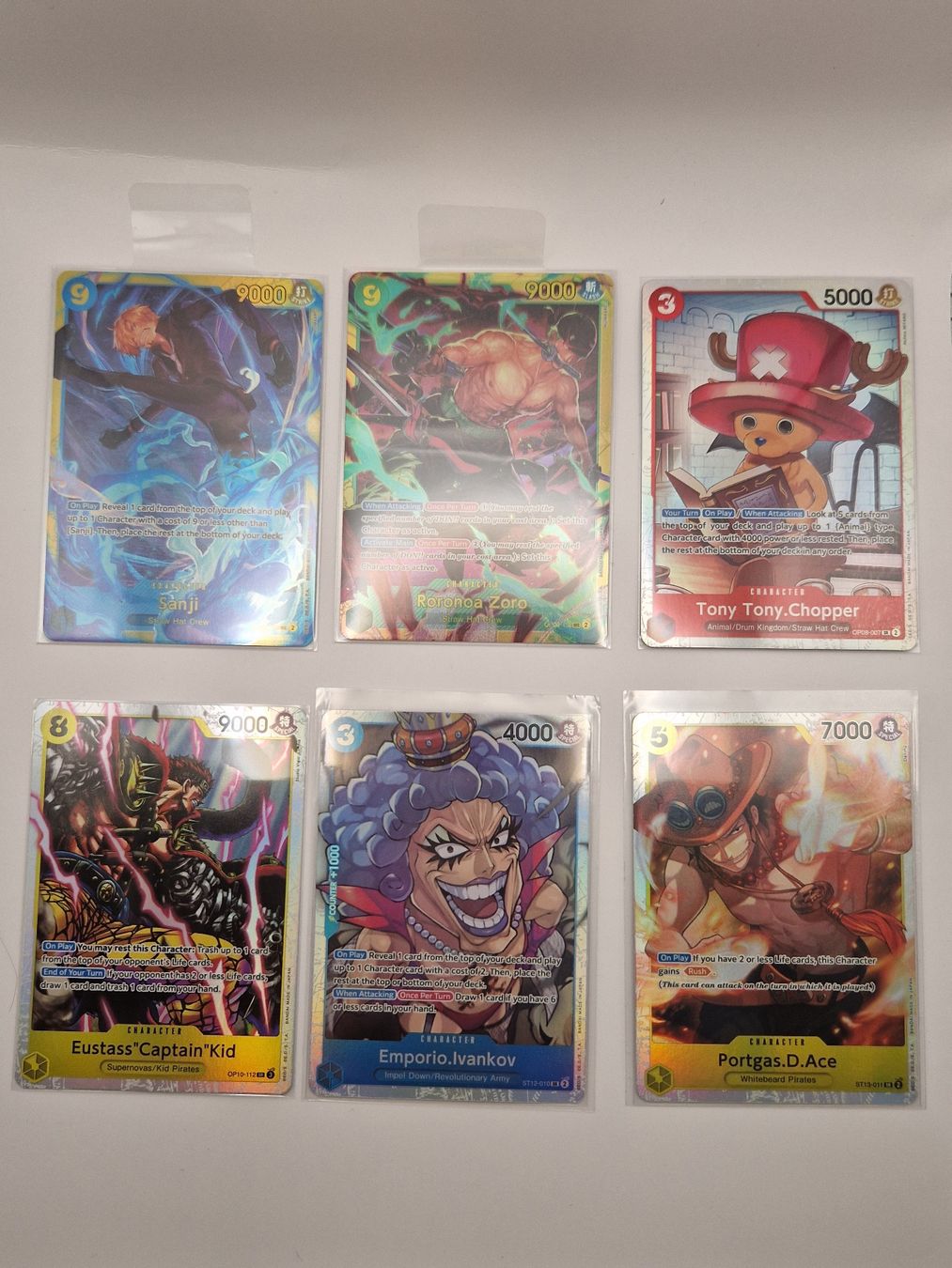 One Piece TCG Lot 3: SR/SEC Set (12 Karten) – Englisch (Gebraucht) in ...