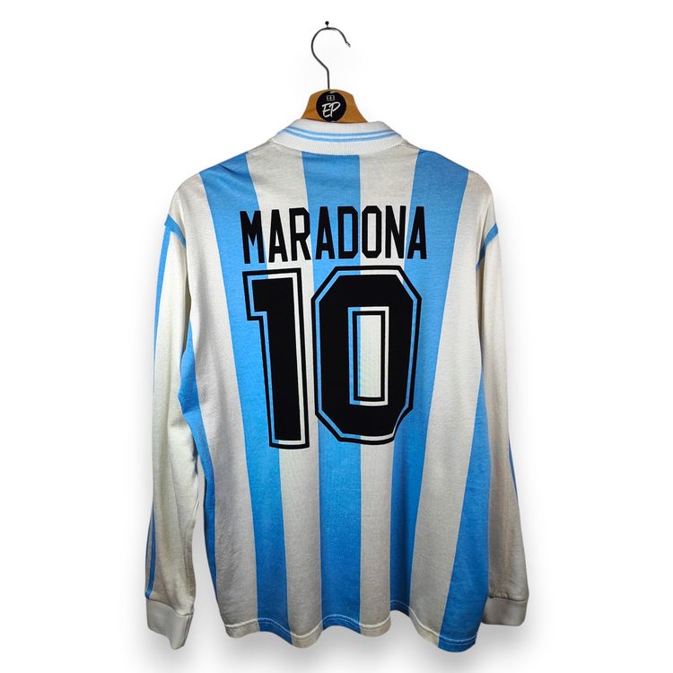 1994 Argentina Home Trikot Maradona LS #10 - 9/10 - (M) (Gebraucht) in ...