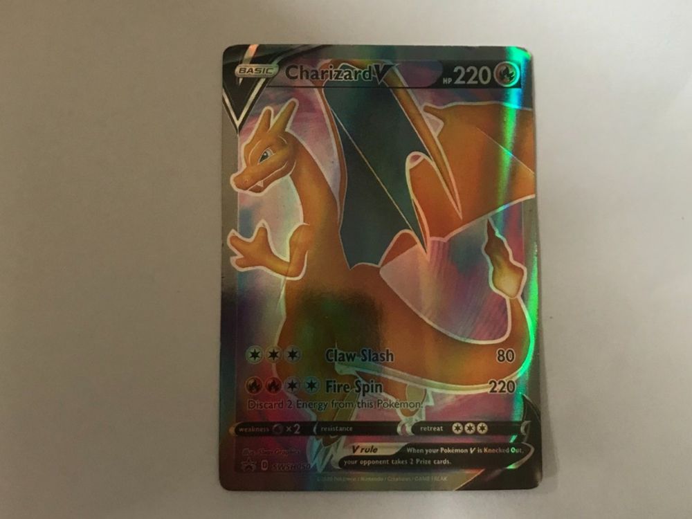 Pokémon Karte Basic Charizard V HP220 SWSH050 | Kaufen auf Ricardo