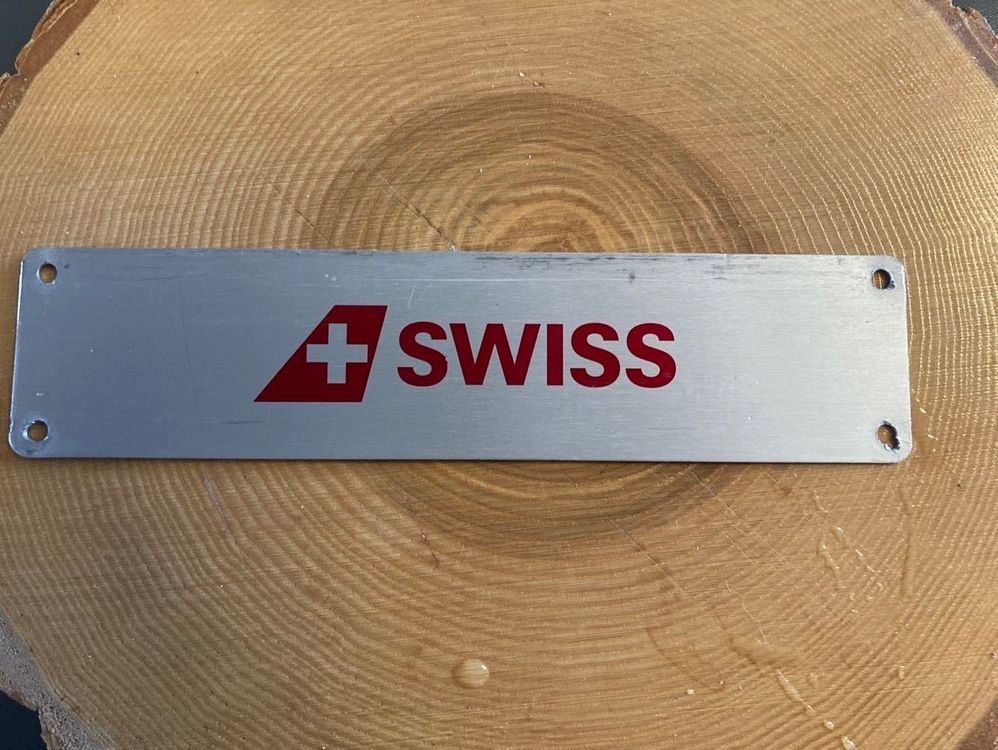 Swiss Schild Plakette für Trolley | Kaufen auf Ricardo Swiss Schild Plakette für Trolley | Kaufen auf Ricardo